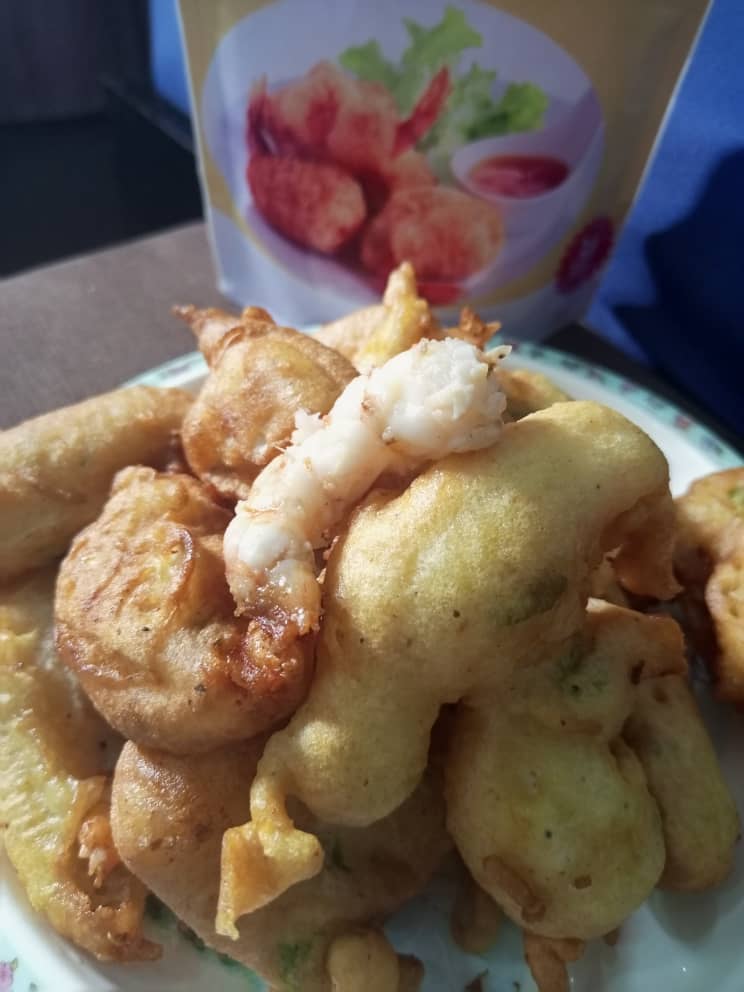 Préparation Beignets crevettes - Fuzion